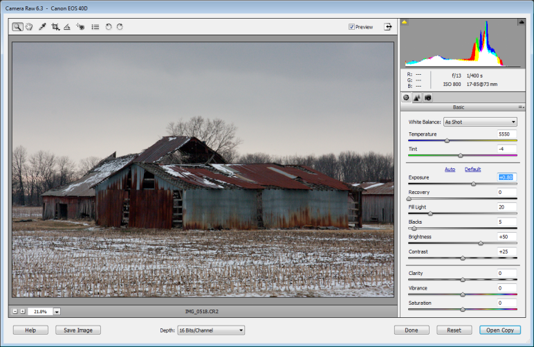 RAW conversion in Photoshop Elements – LambertPix